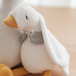 Handmade Plush Toy / Goose / baby room decor – toysbypolina